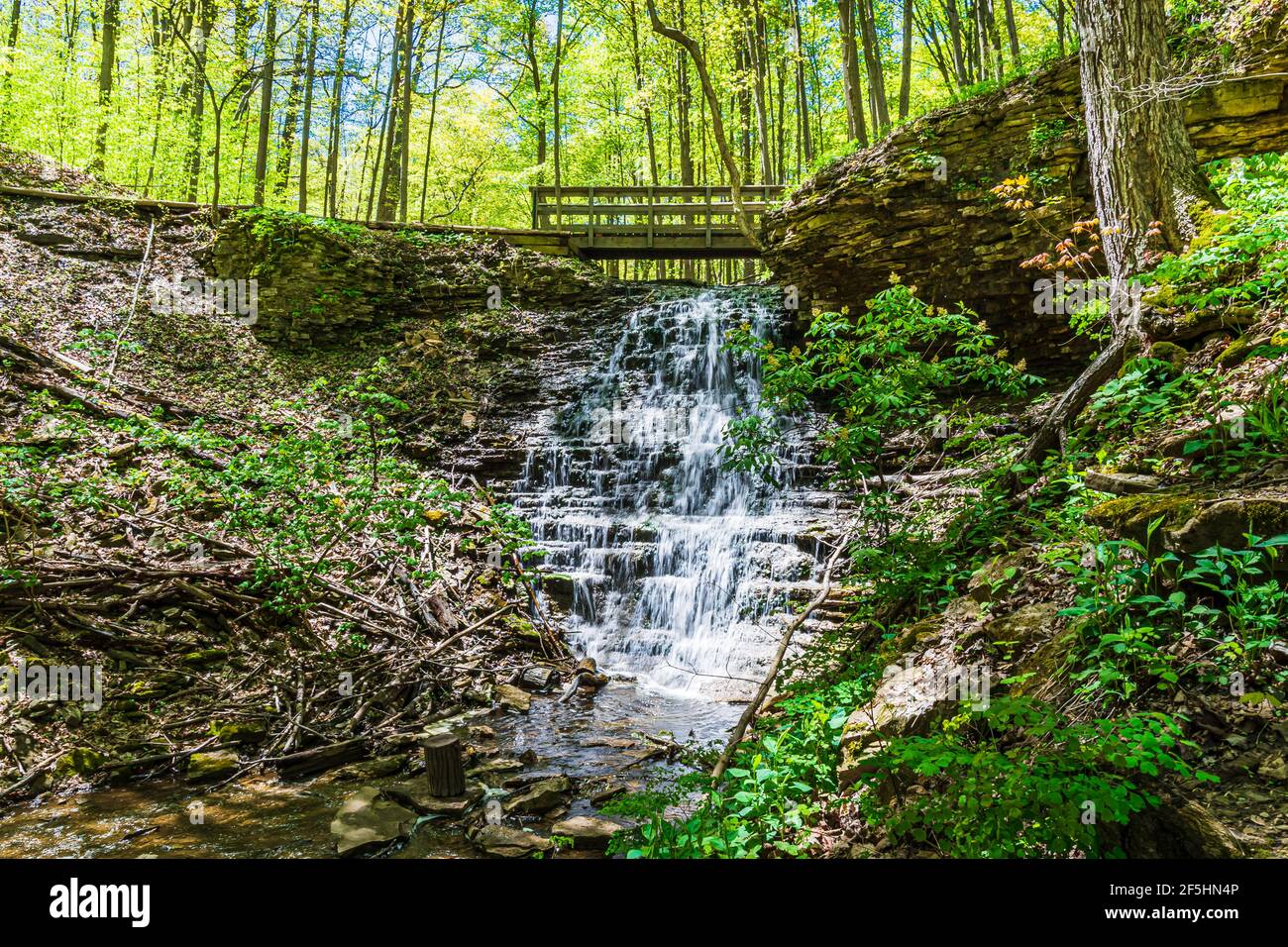 Sherman and Canterbury falls Hamilton Ontario Canada Stock Photo - Alamy