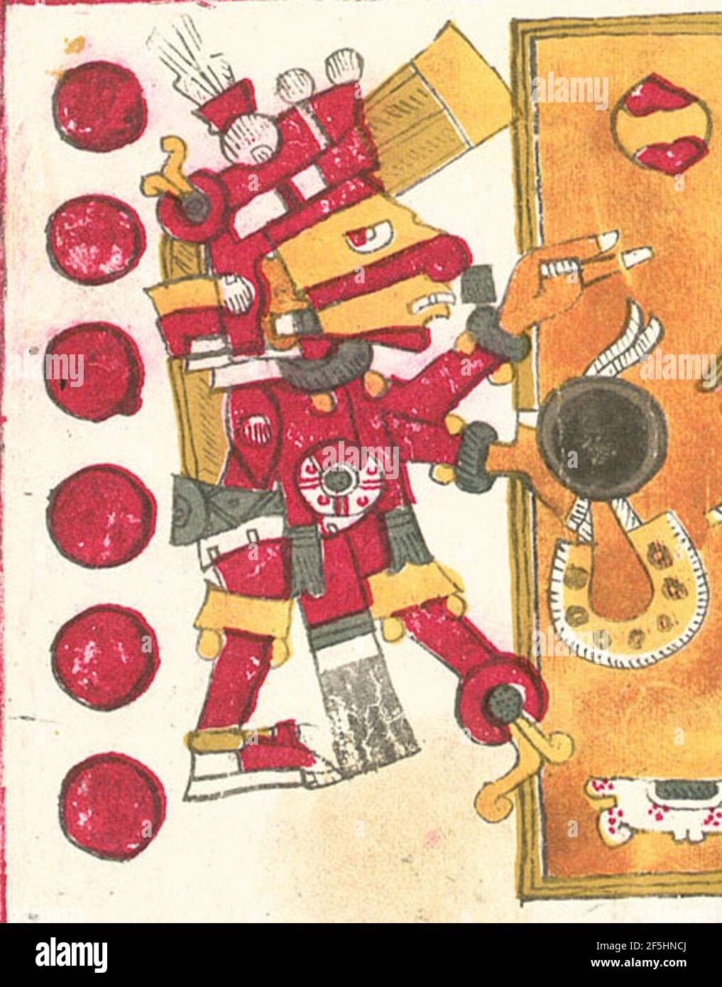 Red Tezcatlipoca 2 Stock Photo - Alamy