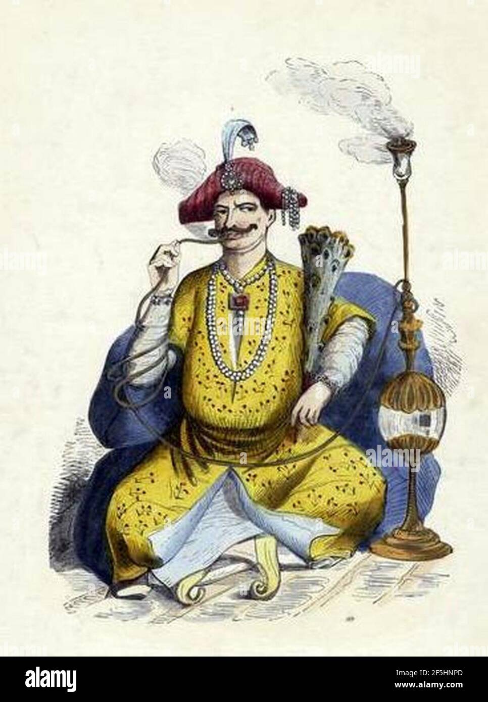 Raja of Hindustan Stock Photo - Alamy
