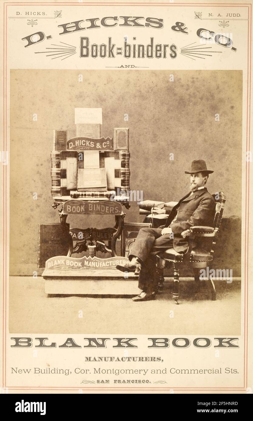 D. Hicks and Company, San Francisco. I.W. Taber (American, 1830 - 1912 ...