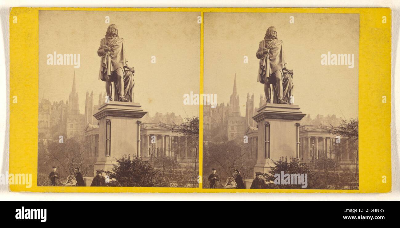 Wilson's Statue, Edinburgh.. George Washington Wilson (Scottish, 1823 ...