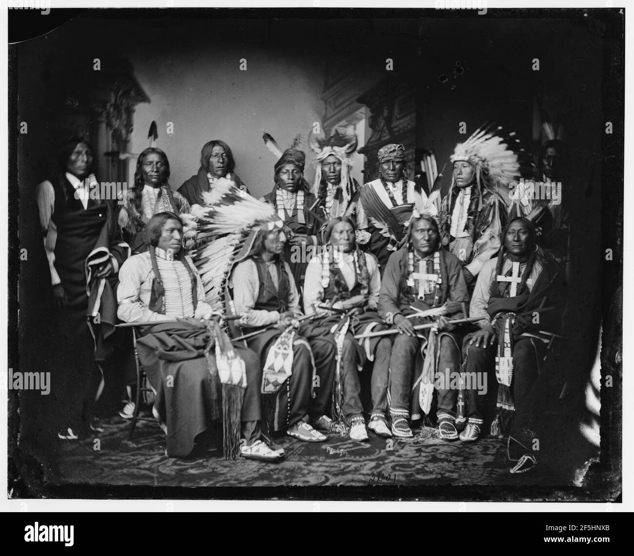 Red Cloud and other Sioux Stock Photo - Alamy