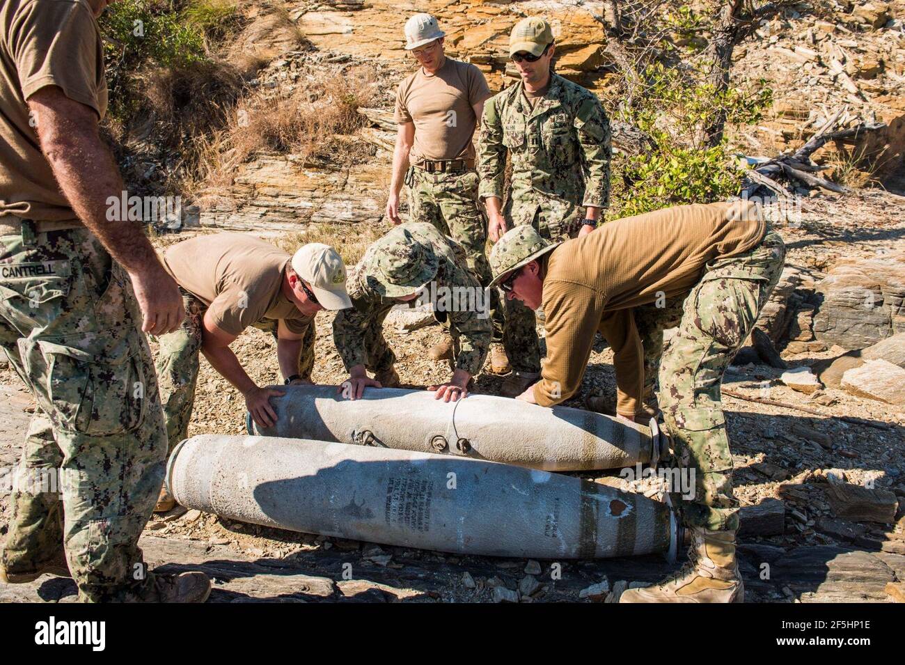 Recovered ordnance 130830 Stock Photo - Alamy