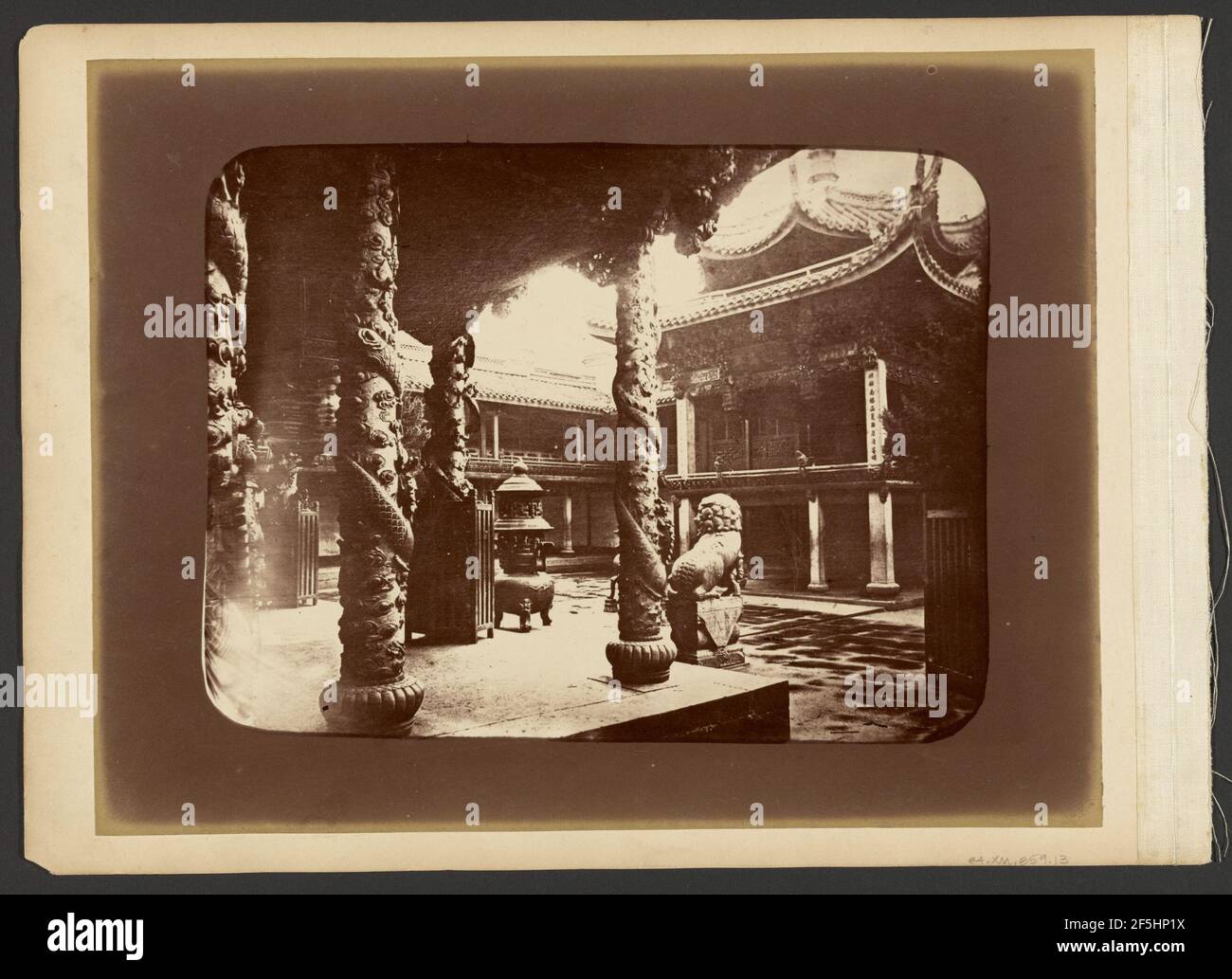 The Fukien Temple, Ningpo. John Thomson (Scottish, 1837 - 1921 Stock ...