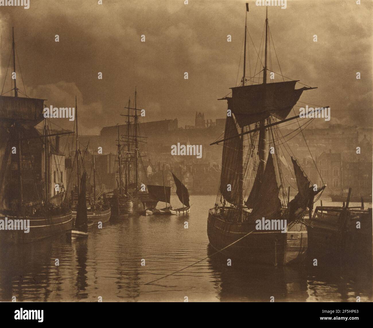 Whitby Harbor, The Dock End 1880. Frank Meadow Sutcliffe (British, 1853 ...