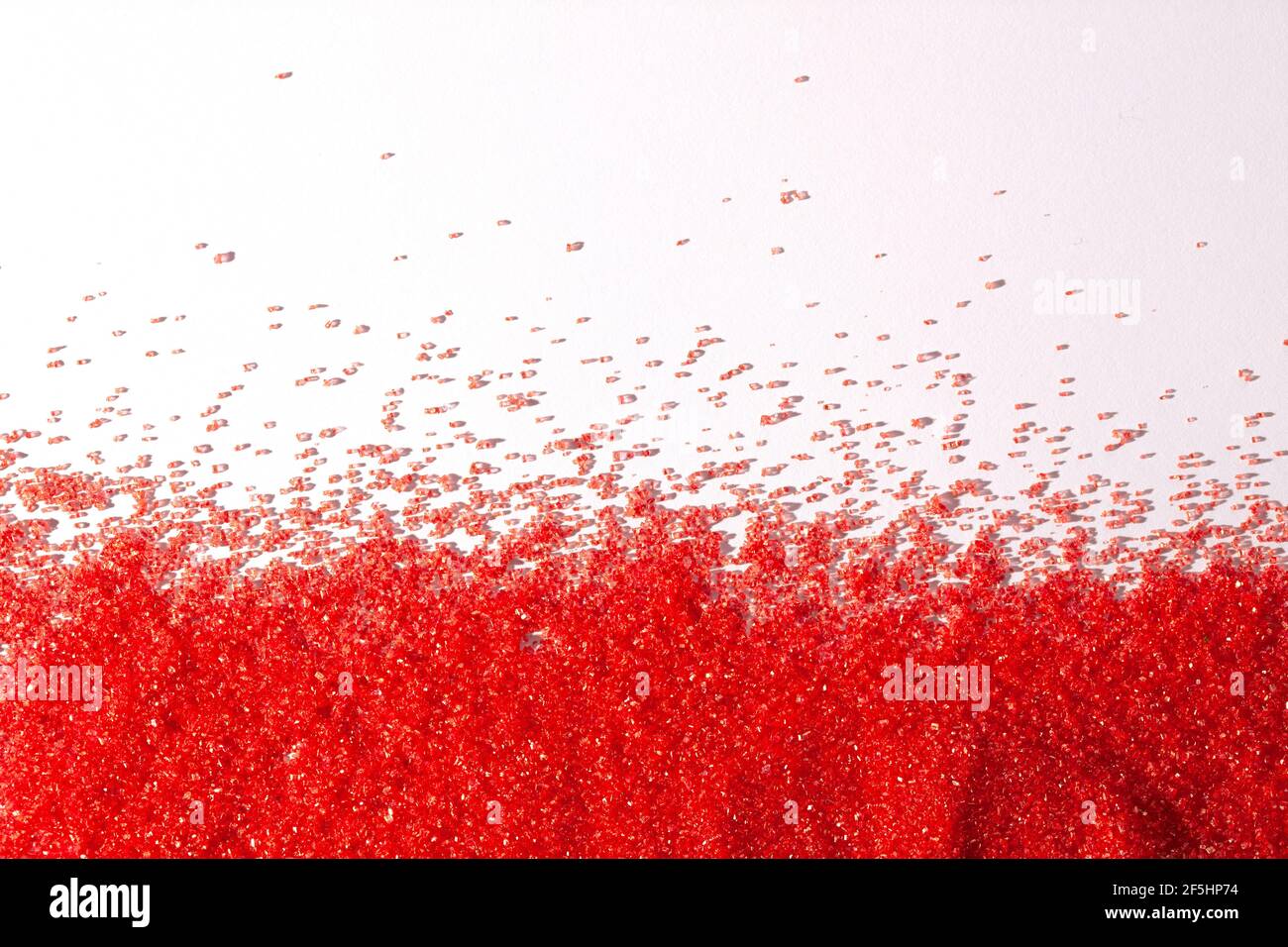 Red sugar background - red and white sugar crystals seamless texture ...