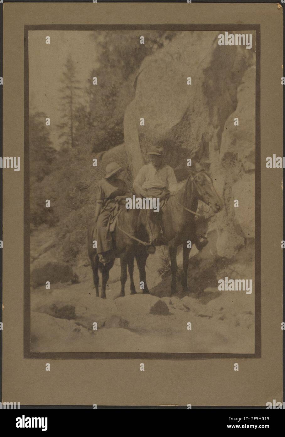Couple on Horseback. Louis Fleckenstein (American, 1866 - 1943 Stock ...
