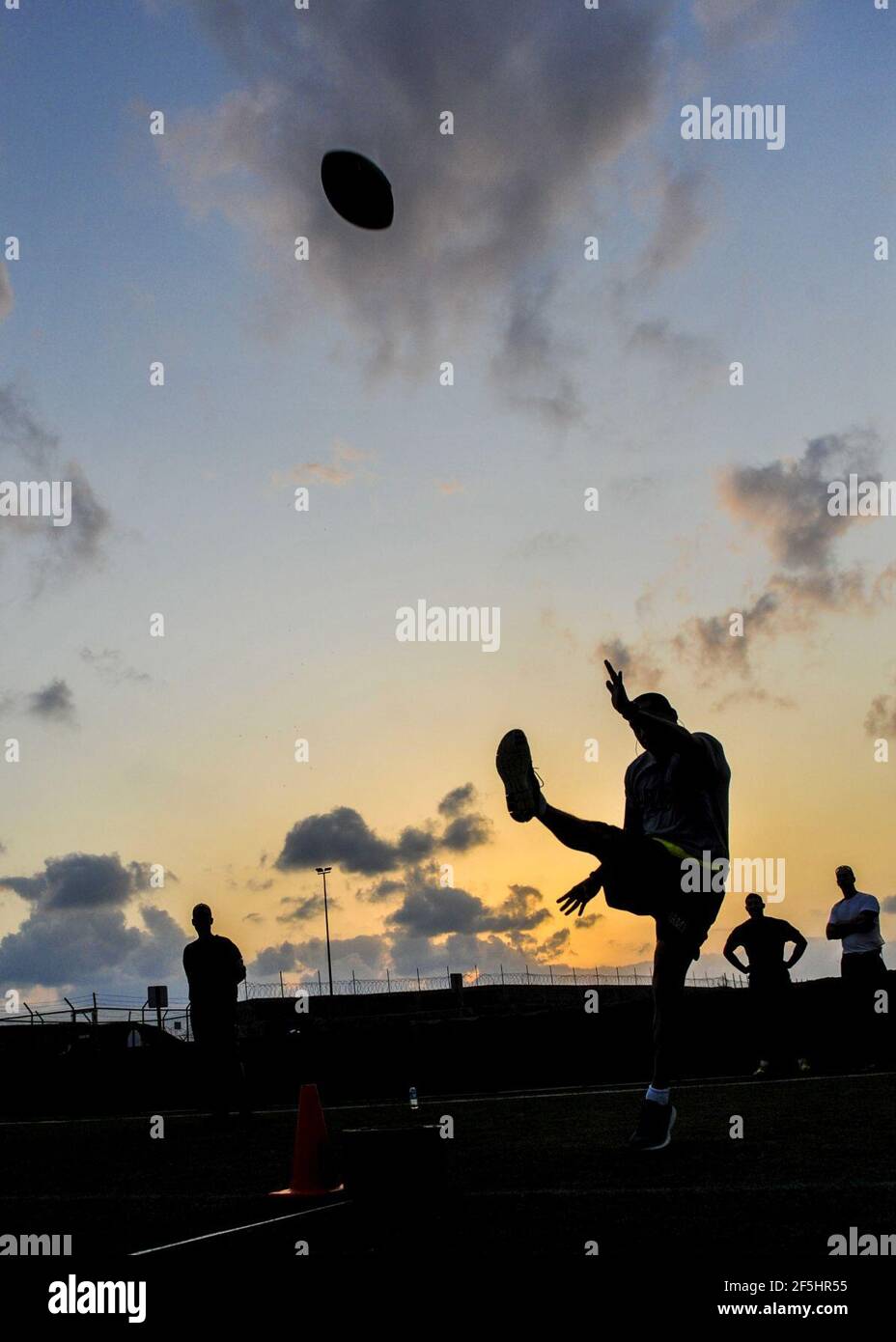 Punt kick hi-res stock photography and images - Alamy