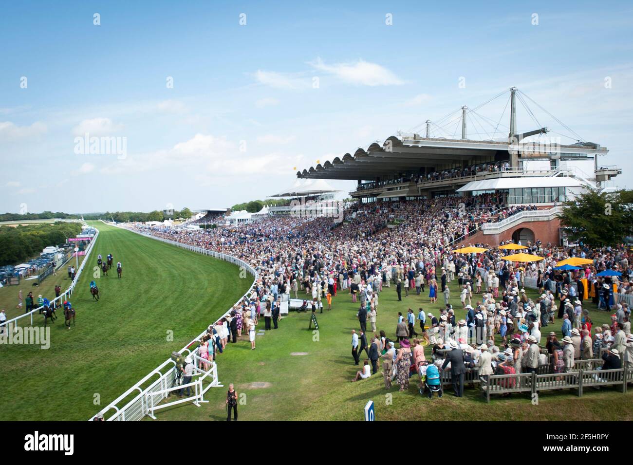 General view of Goodwood racecourse on day 3 Ladies Day of Glorious ...