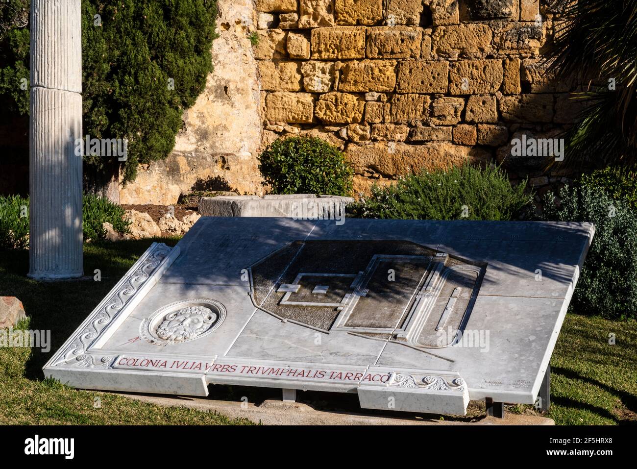 Roman wall of Tarragona, Tarraco, Catalonia, Spain. UNESCO World ...