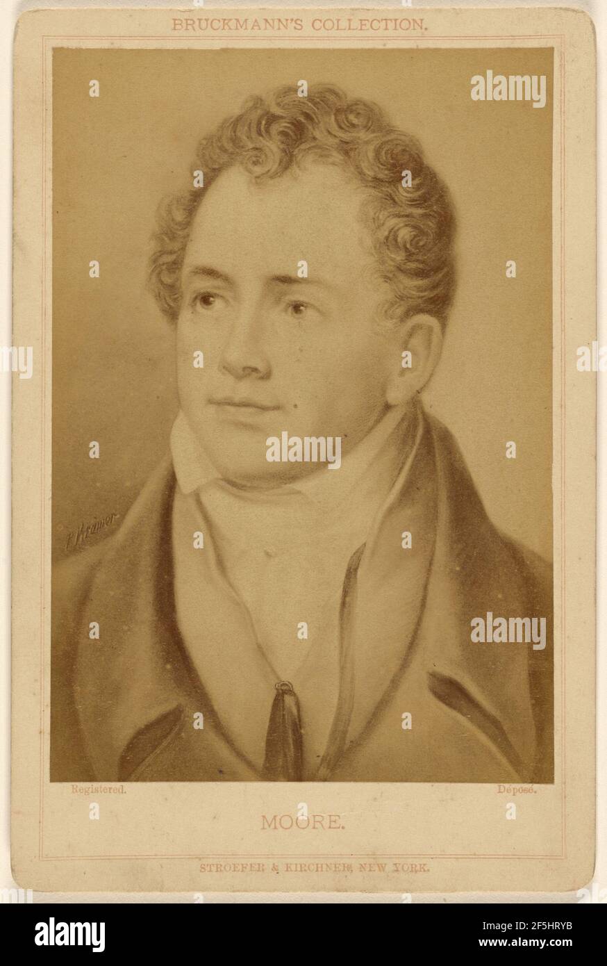 Thomas Moore (copy of a painting Stock Photo - Alamy