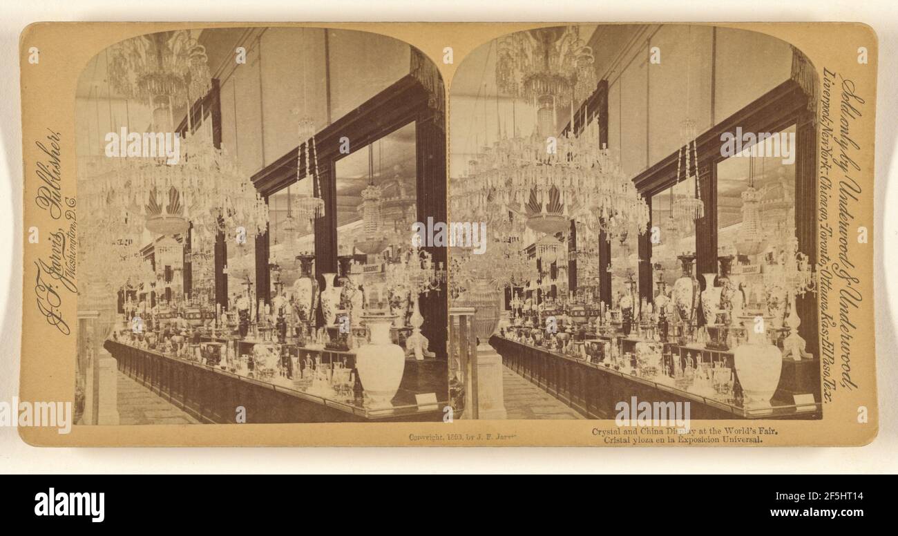 Crystal and China Display at the World's Fair.. John F. Jarvis ...