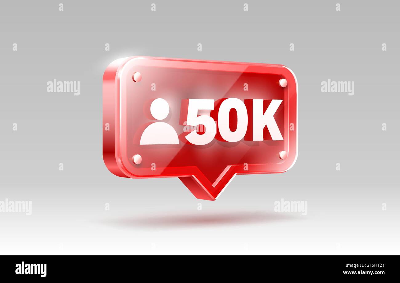 Thank you followers peoples, 50k online social group, happy banner ...
