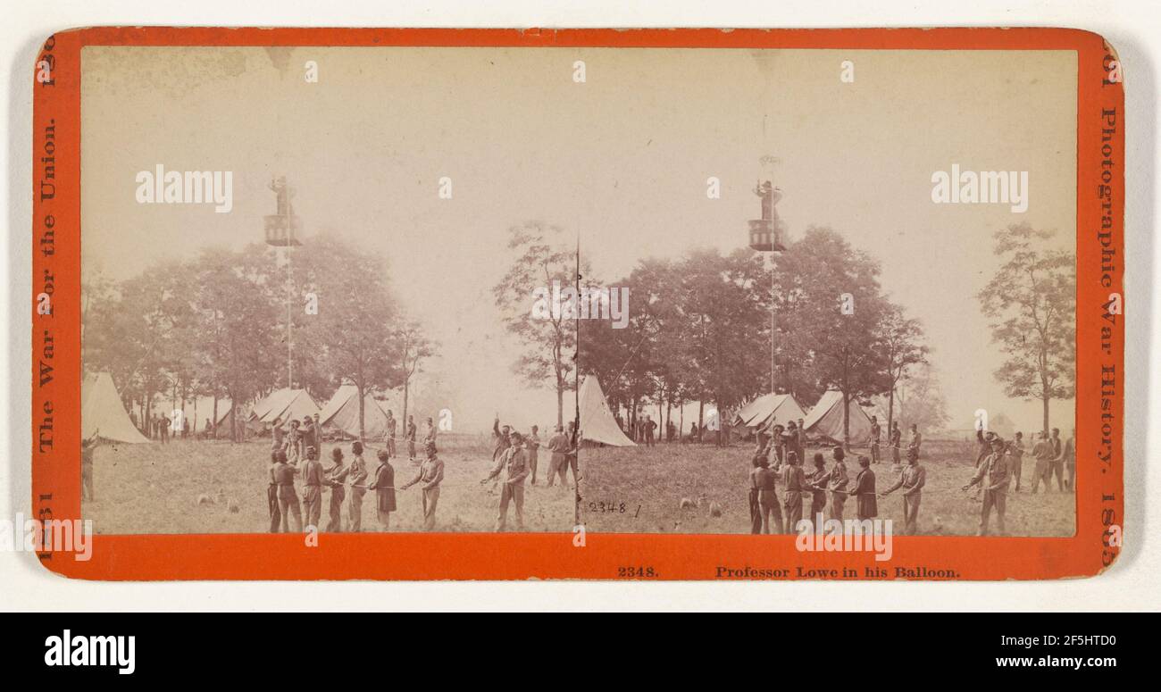 Professor Lowe in his Balloon Stock Photo - Alamy