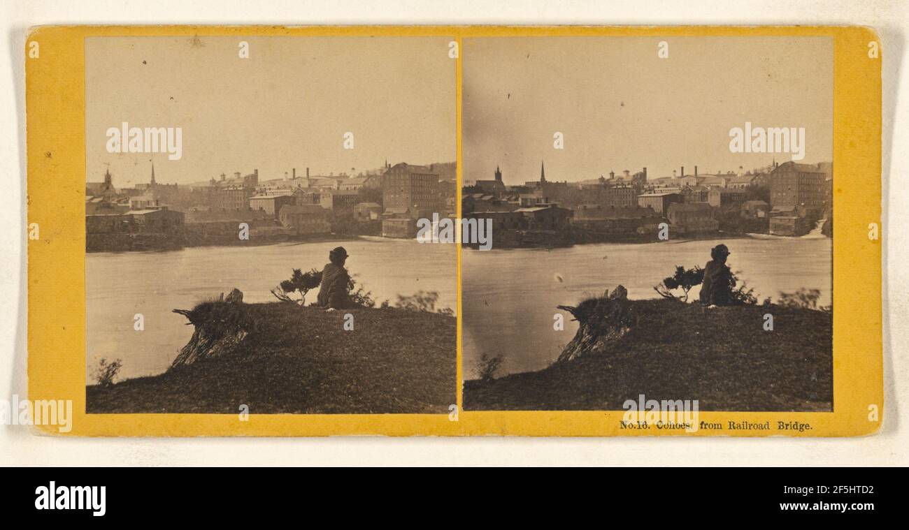 Cohoes. from Railroad Bridge.. George Harper Houghton (American, about ...