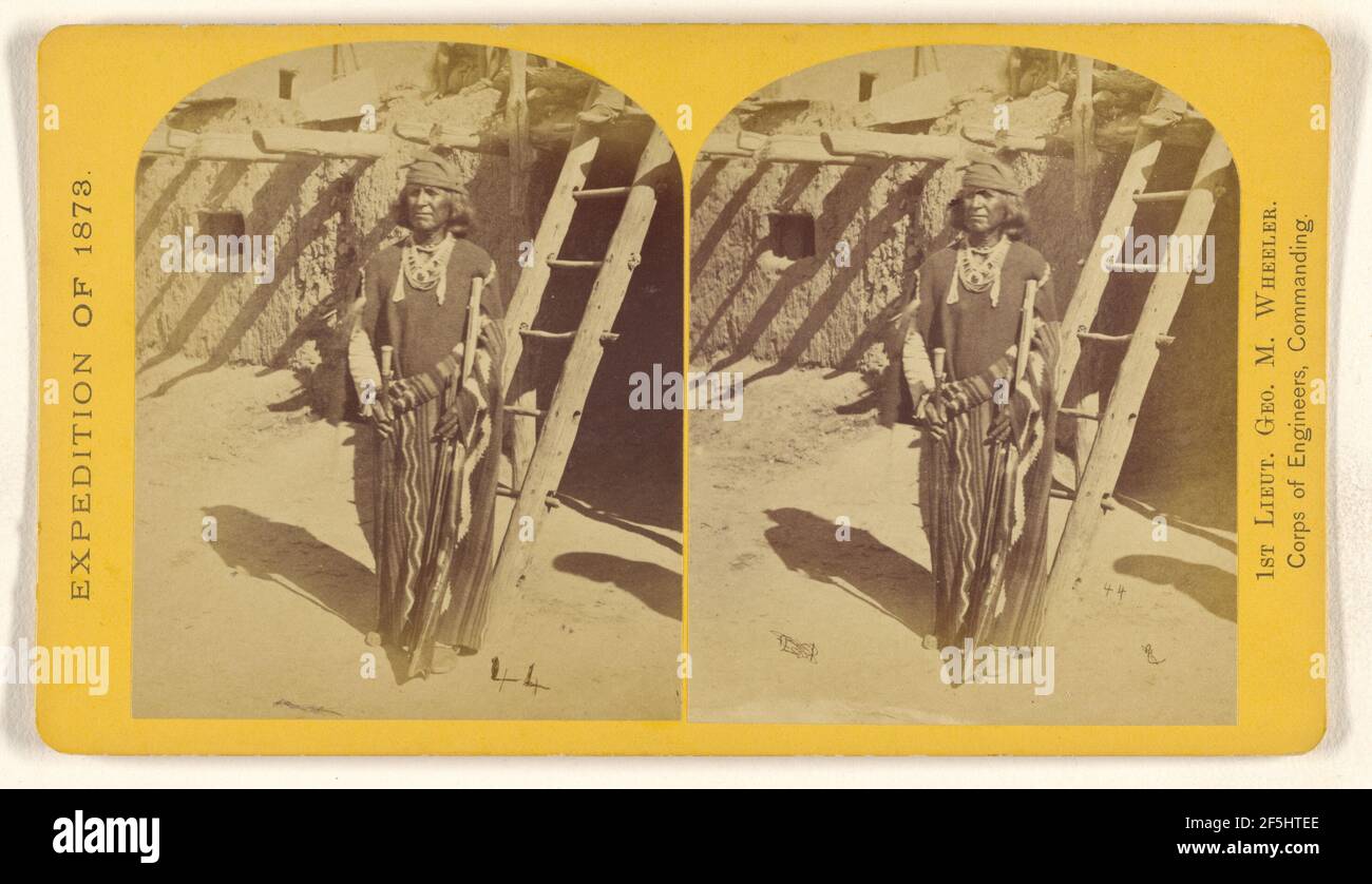 War Chief of the Zuni Indians.. Timothy H. O'Sullivan (American, about ...