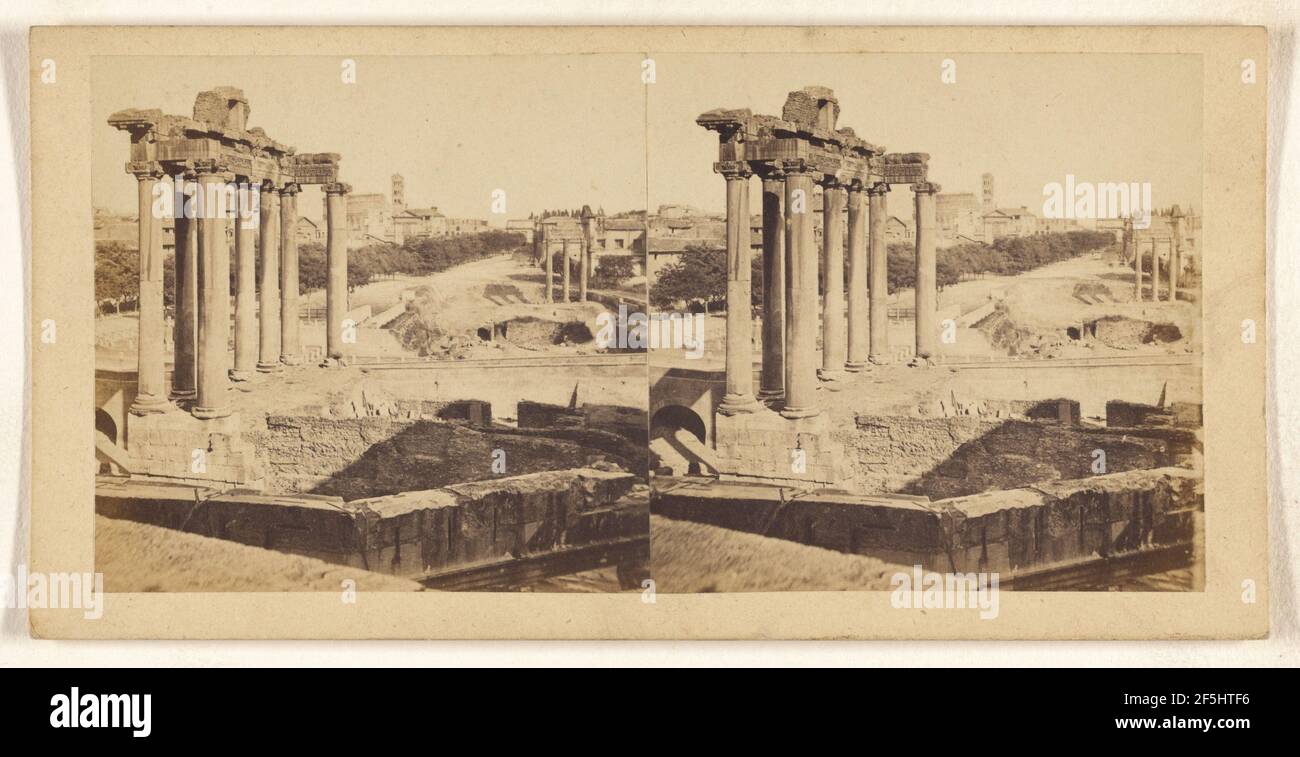 Ruins, Rome, Italy. Joseph Spithöver (Italian, active Rome, Italy 1850s ...