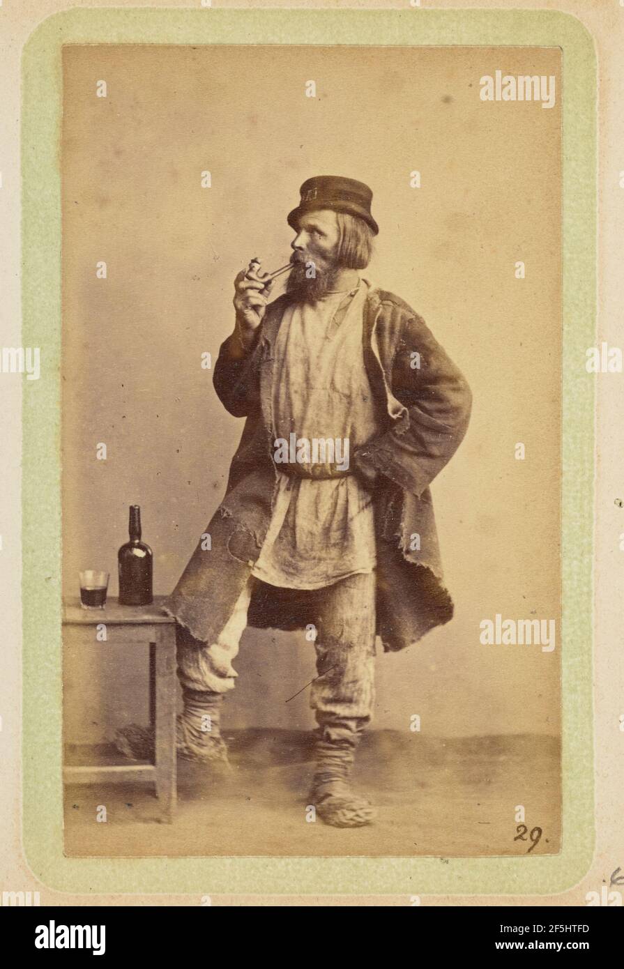Bearded man smoking a pipe. William Carrick (Scottish, 1827 - 1878 ...