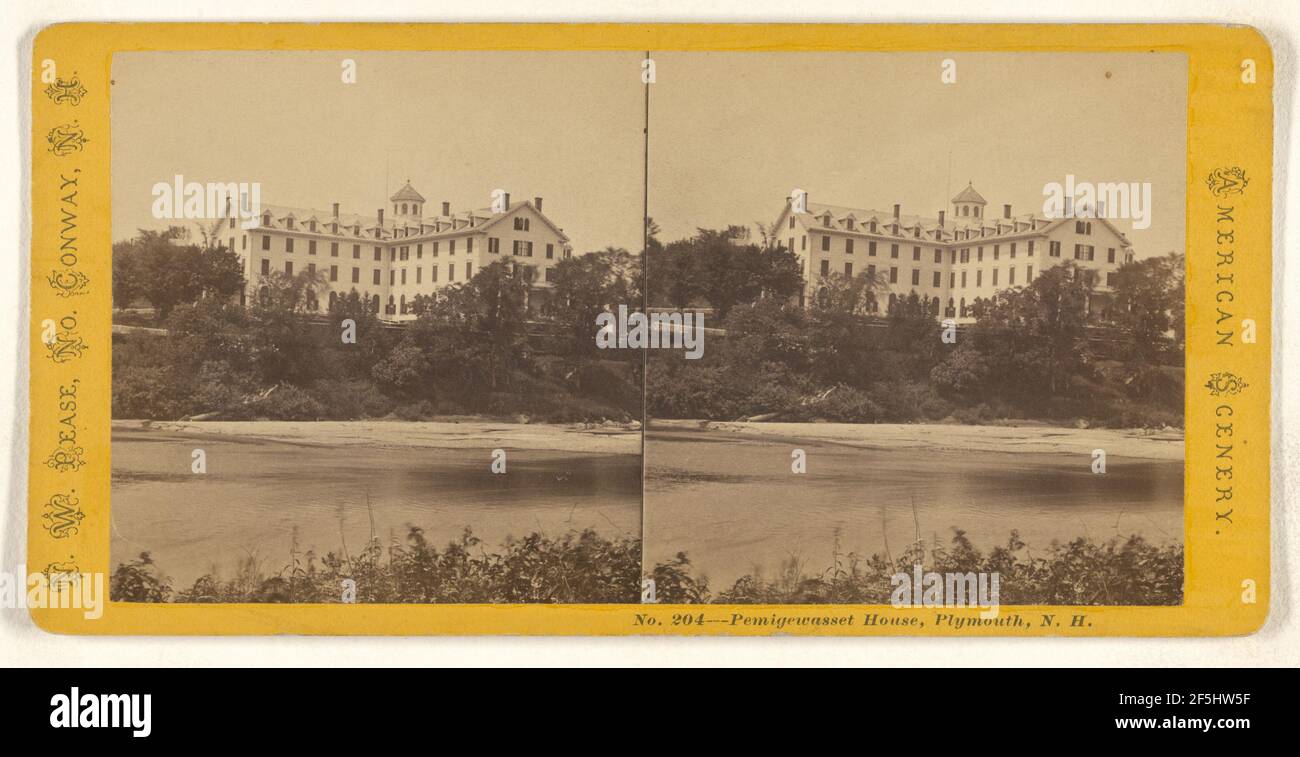 Pemigewasset House, Plymouth, N.H.. Nathan W. Pease (American, 1836 ...