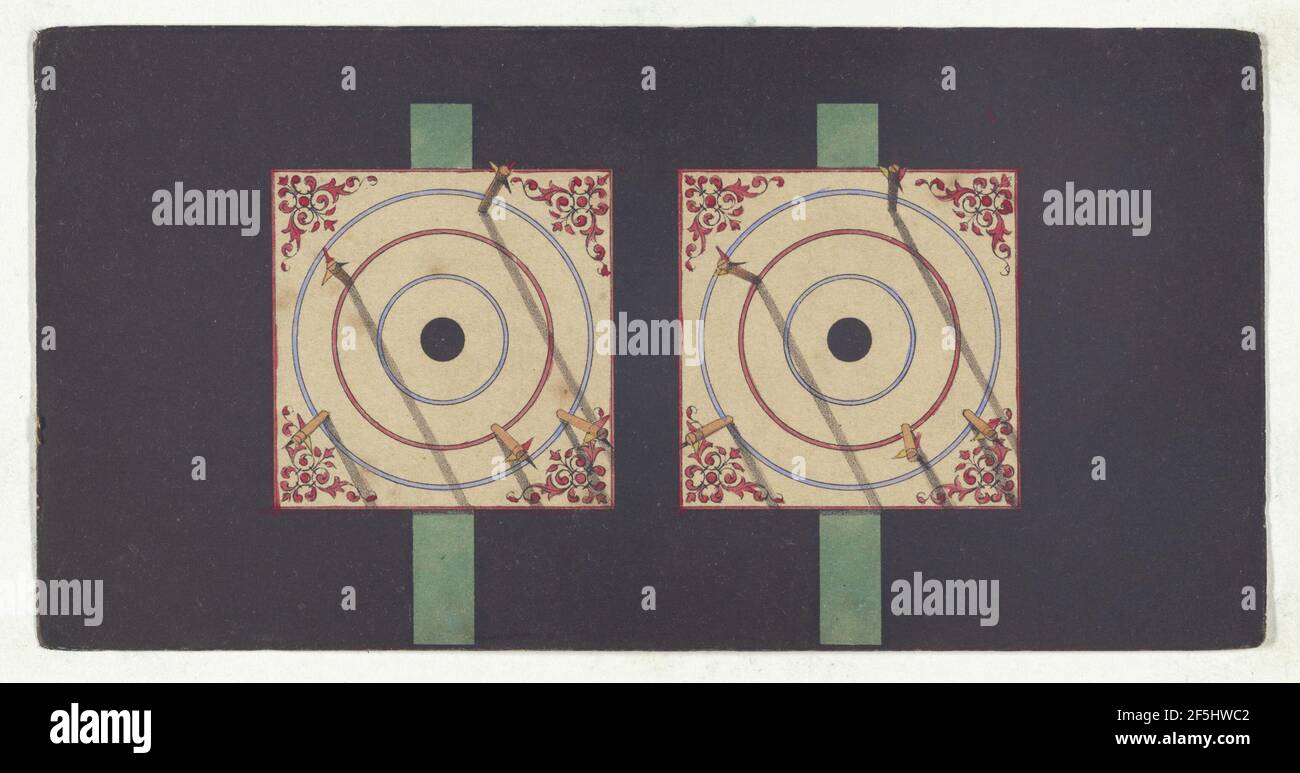 Dart Board with Shadows. Unknown Stock Photo - Alamy