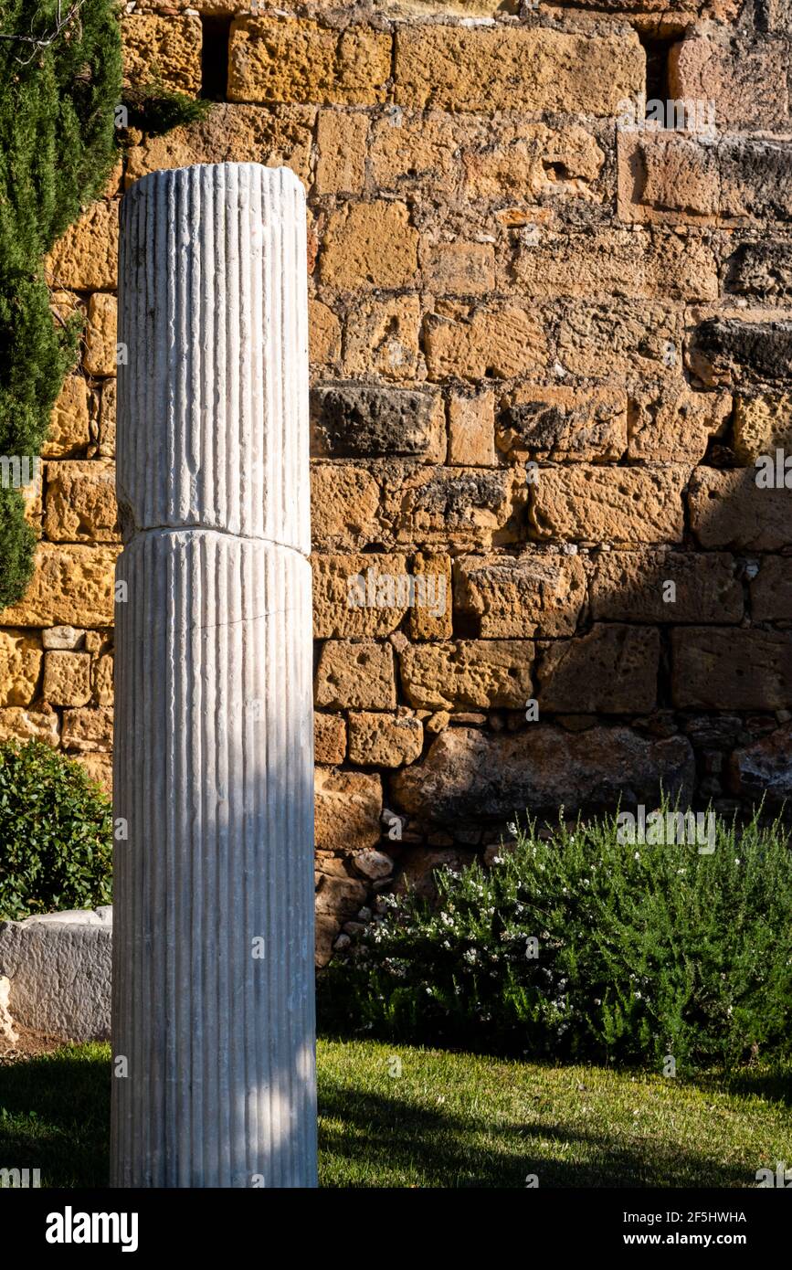 Roman wall of Tarragona, Tarraco, Catalonia, Spain. UNESCO World ...