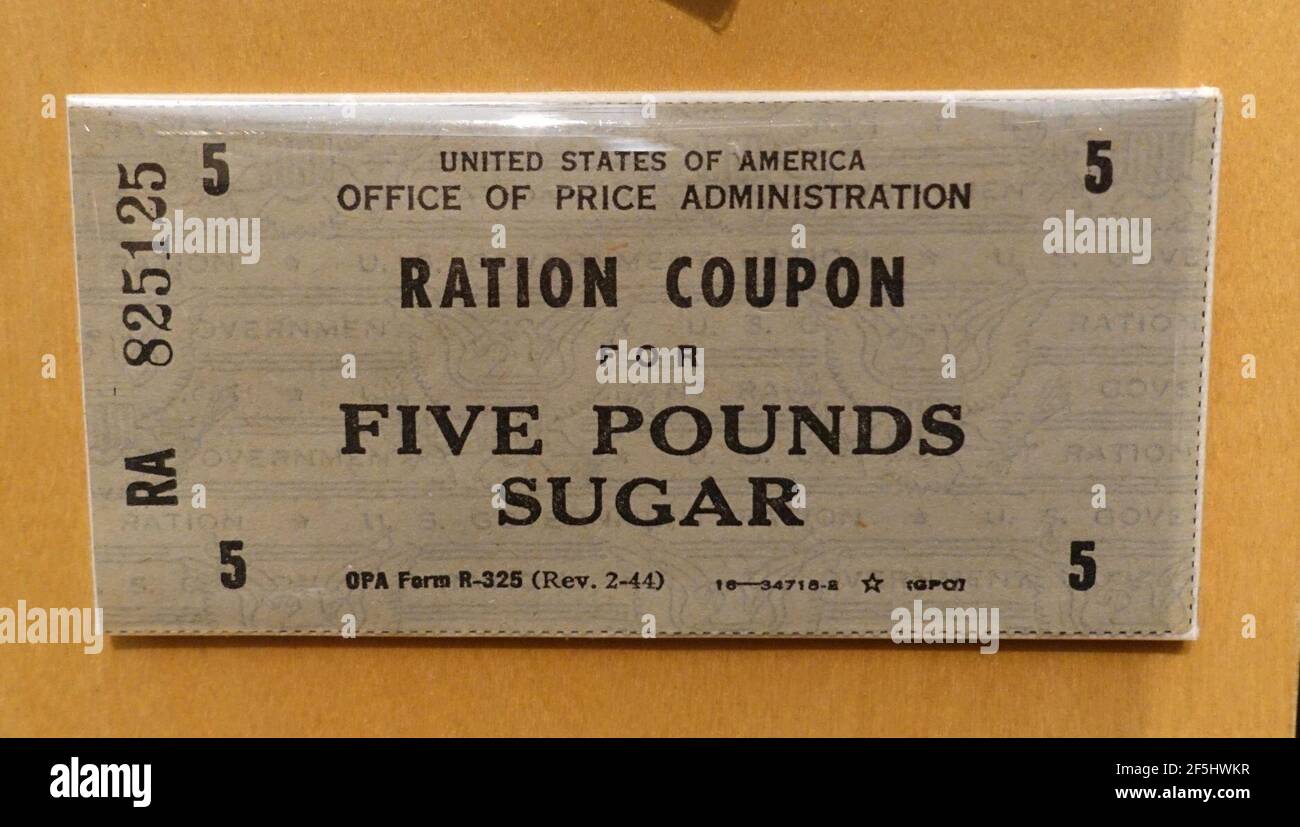 Sugar Ration High Resolution Stock Photography and Images - Alamy