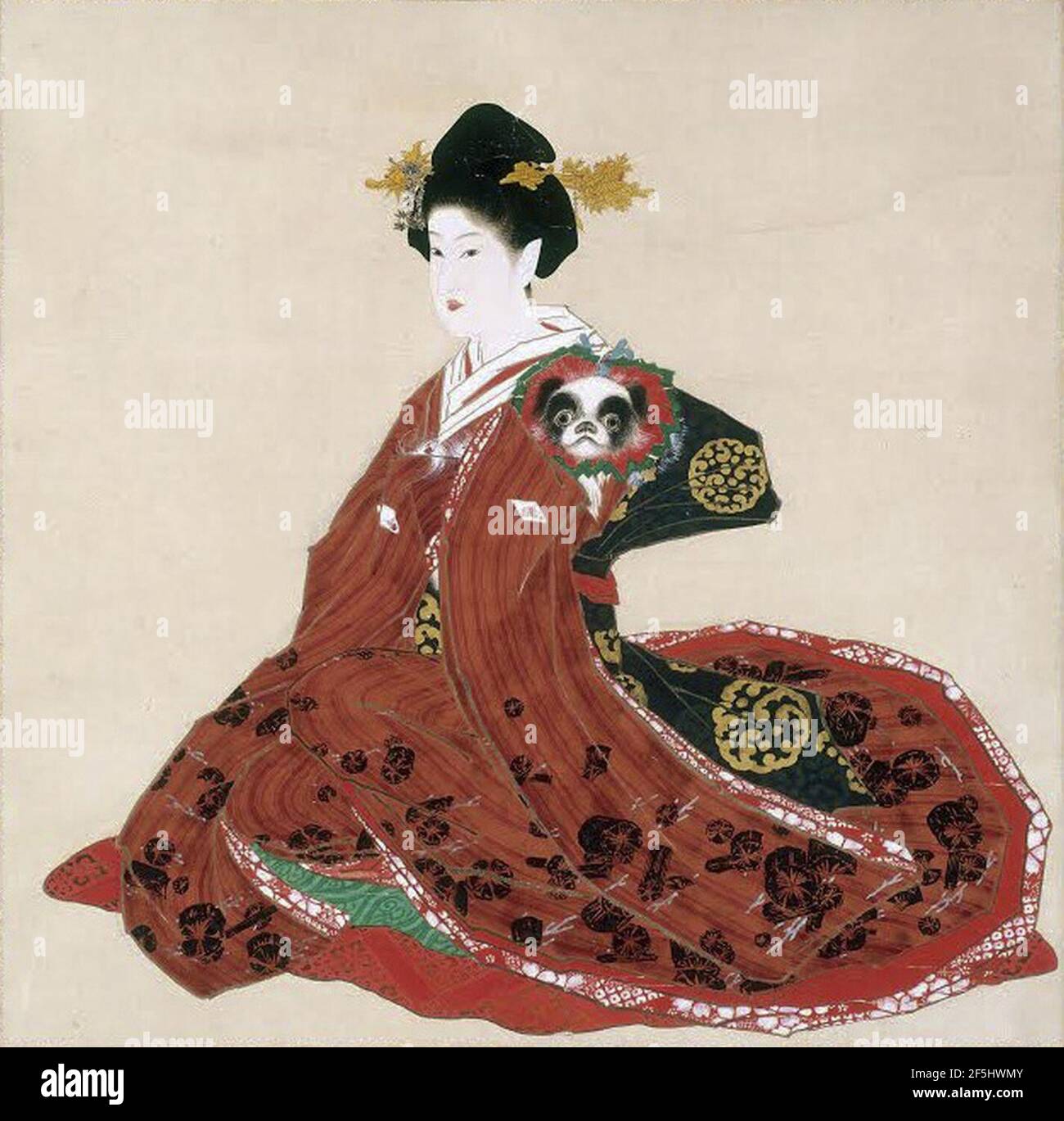 Rei-hime by Kano Hogai Stock Photo - Alamy