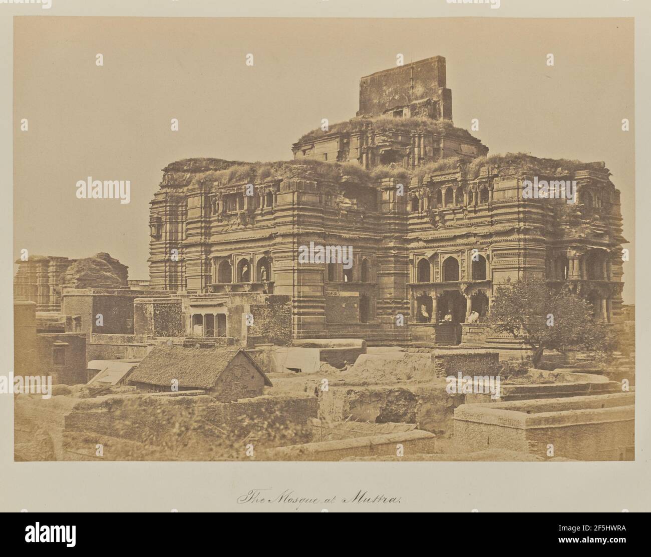 The Mosque at Muttra Stock Photo - Alamy