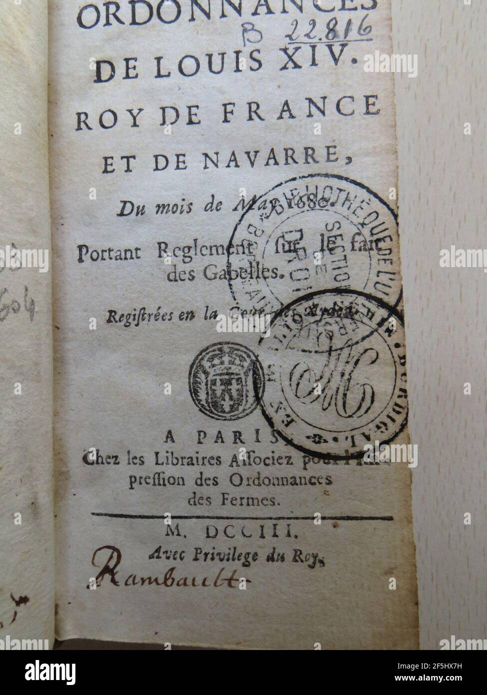 Rambault hi-res stock photography and images - Alamy