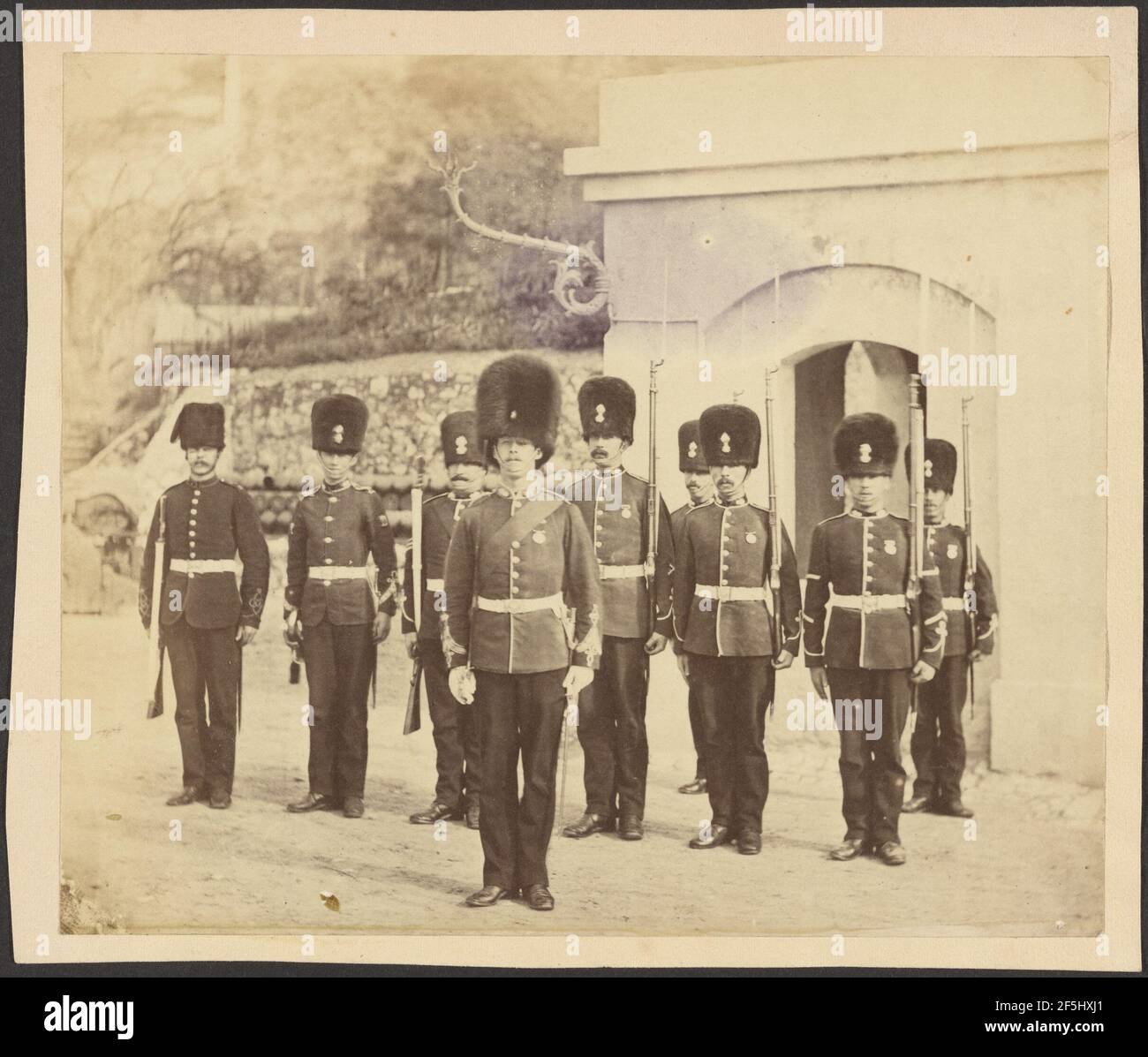 Bearskin caps hi-res stock photography and images - Alamy