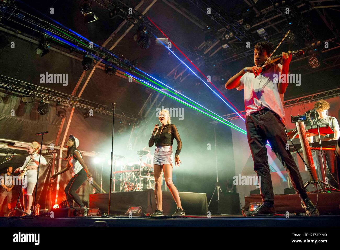 Clean Bandit perform live on stage as part of the Summer Series at ...