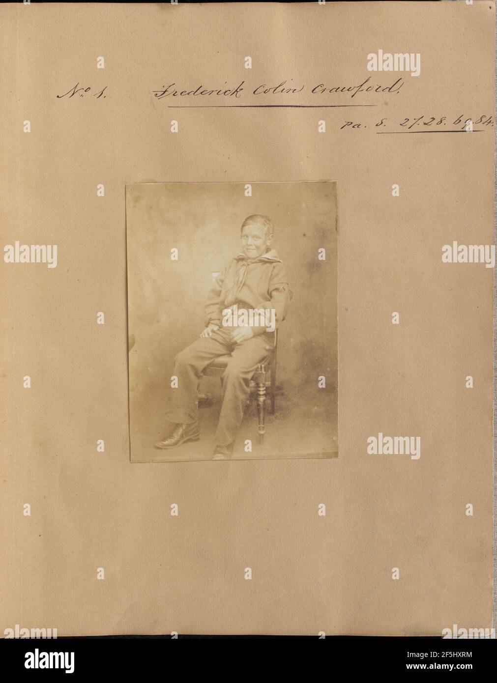 Frederick Colin Crawford. Unknown Stock Photo - Alamy