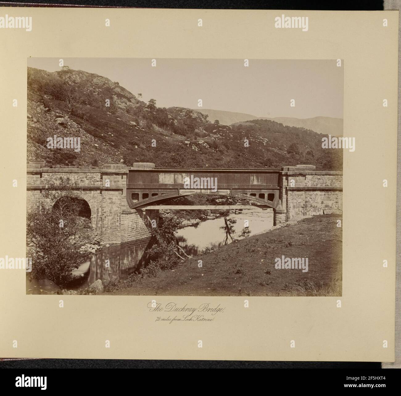 The Duchray Bridge. Thomas Annan (Scottish,1829 - 1887 Stock Photo - Alamy