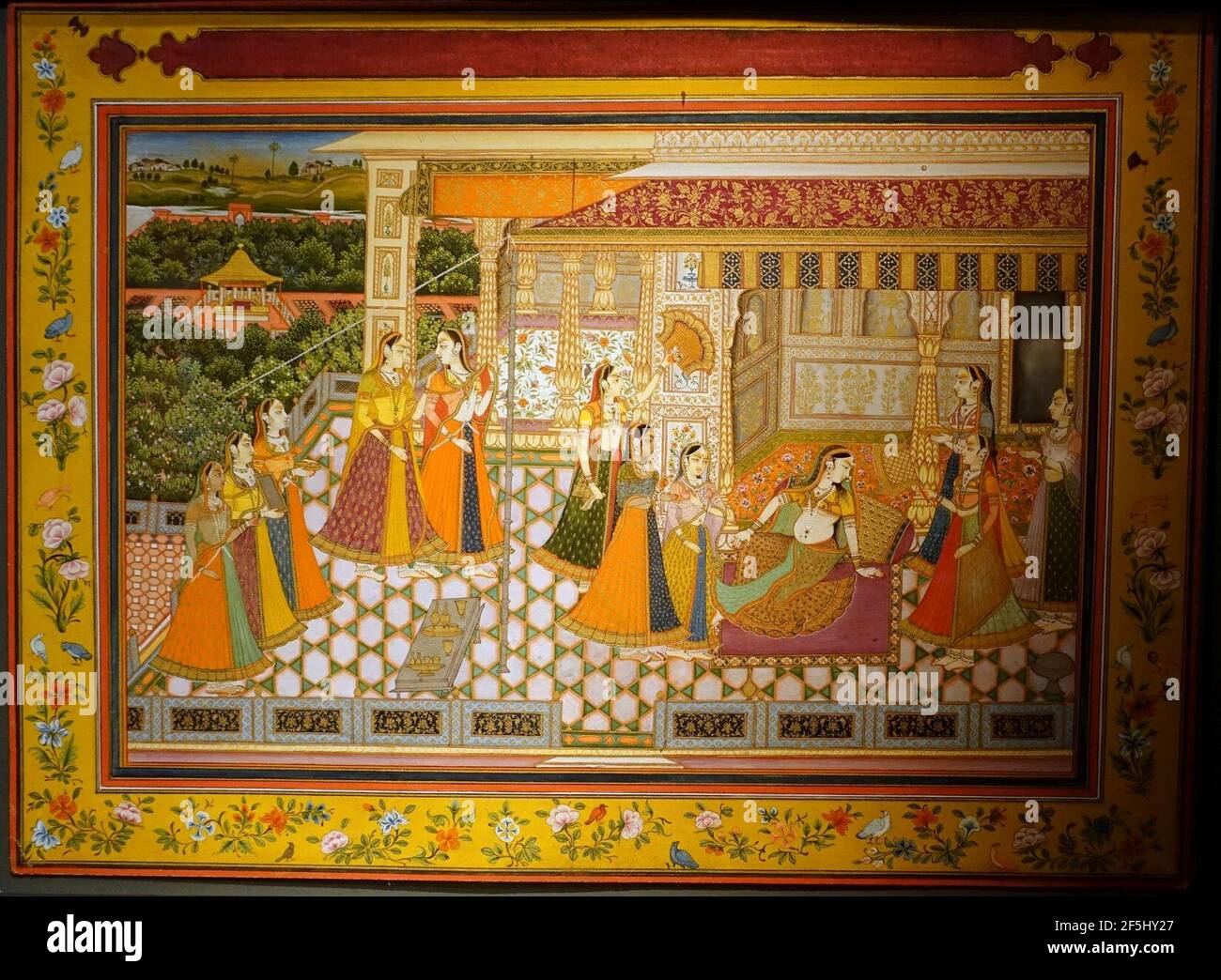 Radha and Krishna set, 6 of 7, by Govinda Chatera Chota for the Satasai ...