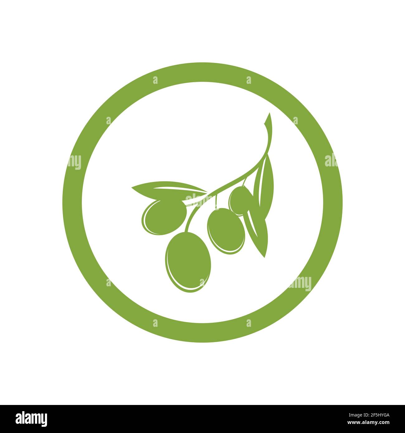olive logo template vector design Stock Vector Image & Art - Alamy