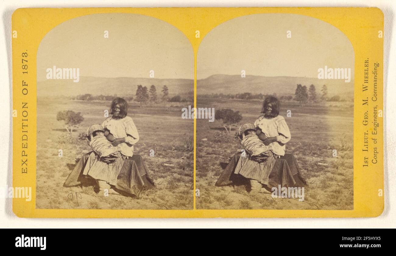 Apache squaw and child.. Timothy H. O'Sullivan (American, about 1840 ...