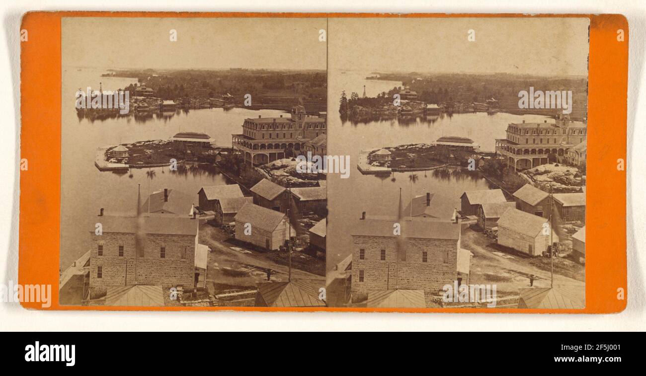 View East from 1000 Island House. Alexander C. McIntyre & Company Stock ...