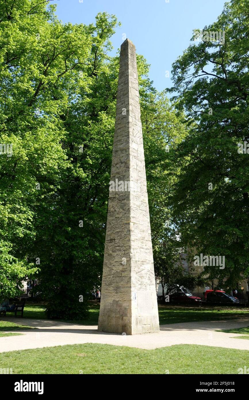 Queen Square Obelisk - Bath, England Stock Photo - Alamy