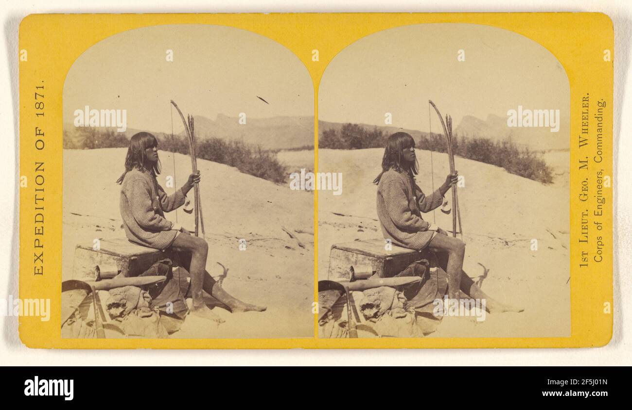 Maiman, a Mohave Indian, guide and interpreter during a portion of the ...