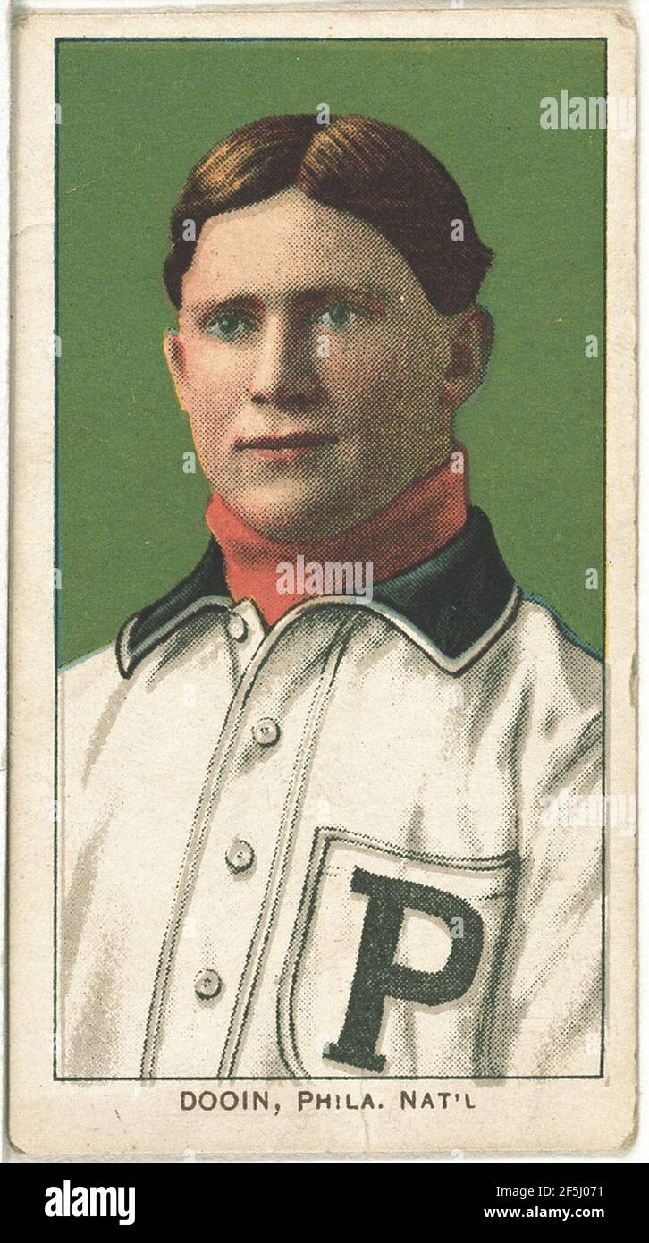 Red Dooin, Philadelphia Phillies, baseball card portrait Stock Photo - Alamy