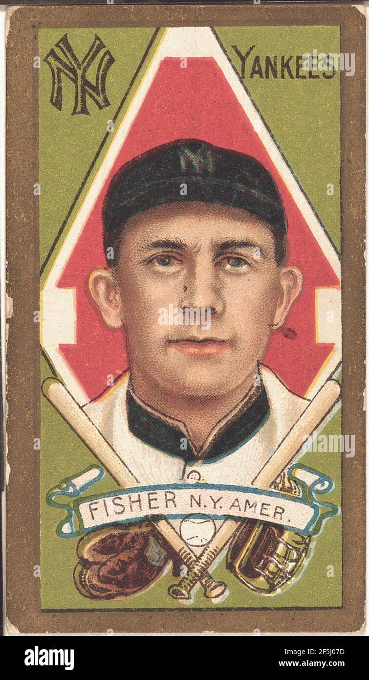 Ray Fisher, New York Yankees, baseball card portrait Stock Photo - Alamy
