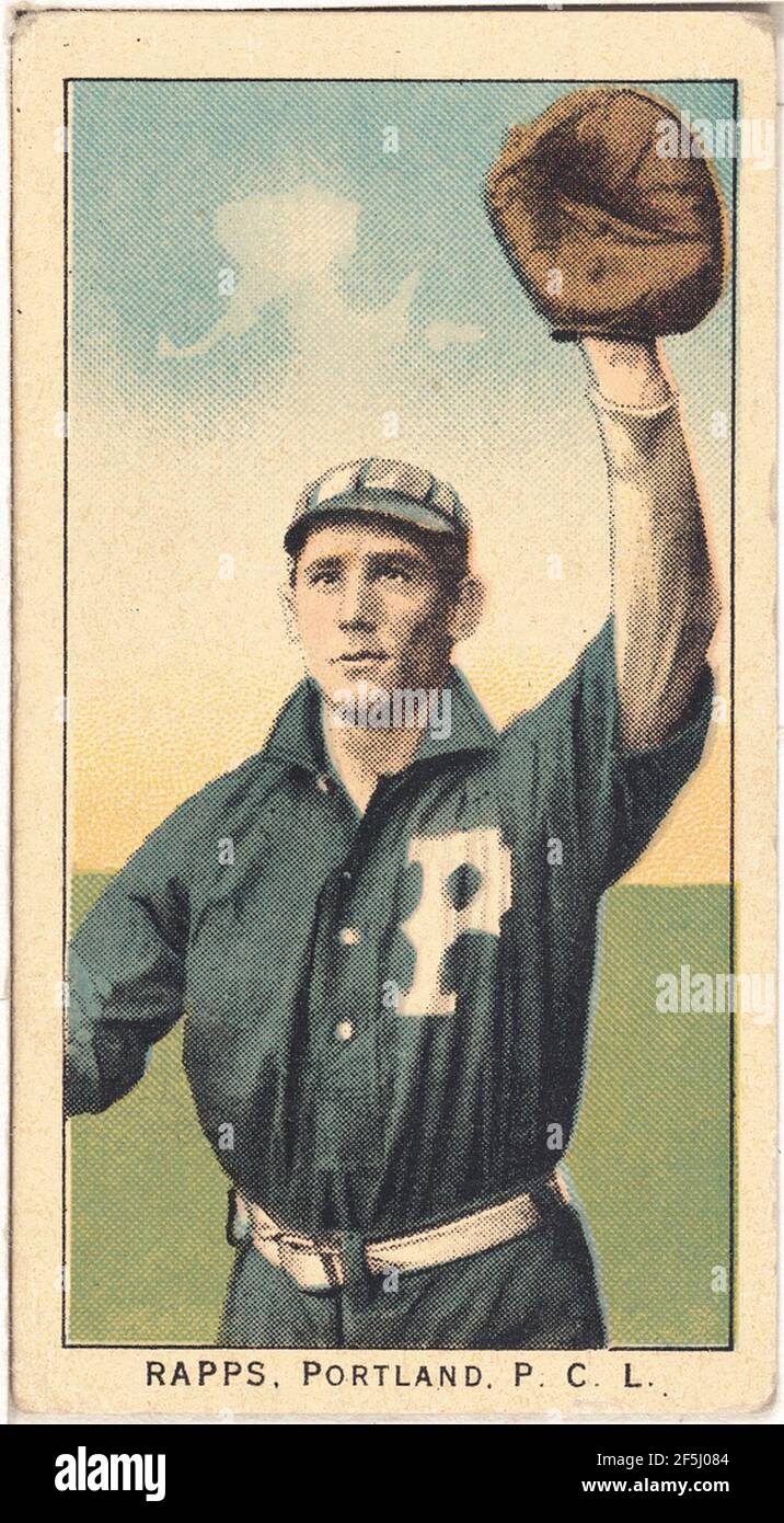 Rapps, Portland Team, baseball card portrait Stock Photo - Alamy