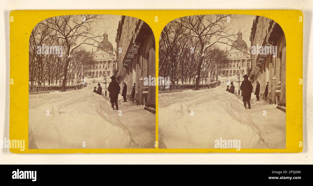 Boston in 1850s hi-res stock photography and images - Alamy