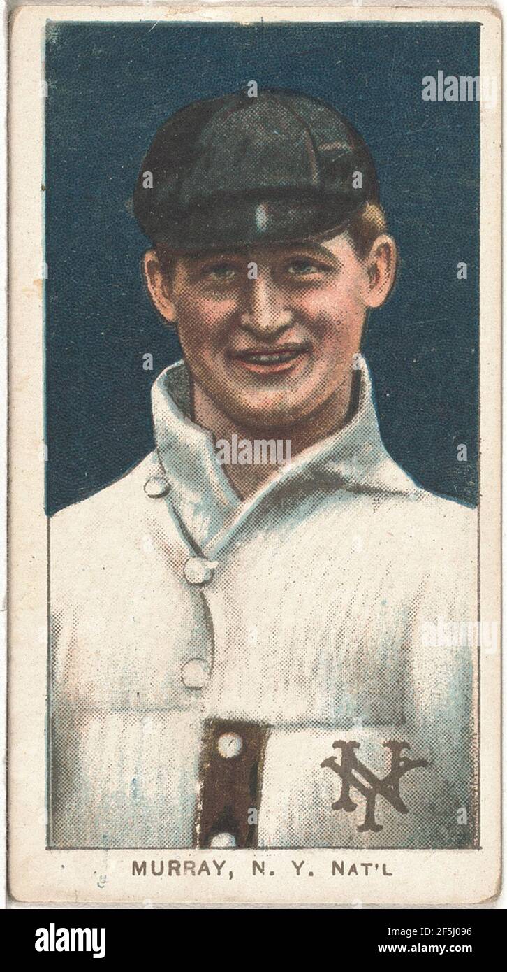 Red Murray, New York Giants, baseball card portrait Stock Photo - Alamy