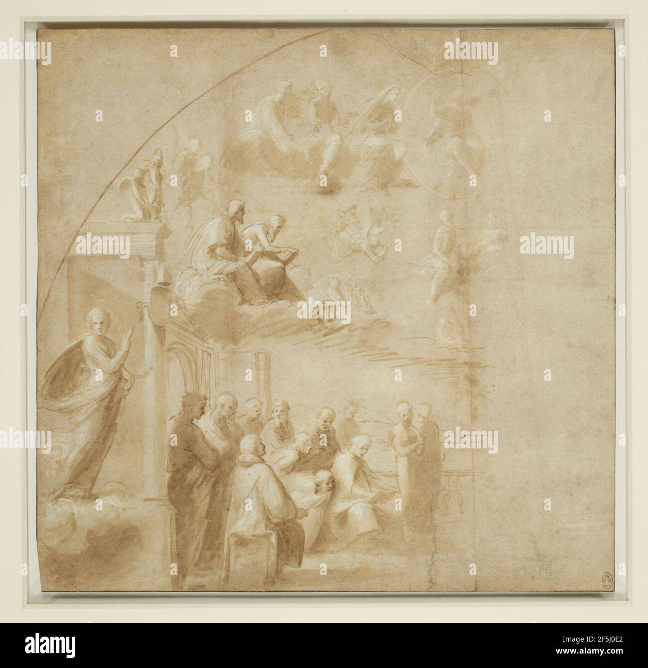 Raphael disputa study hi-res stock photography and images - Alamy