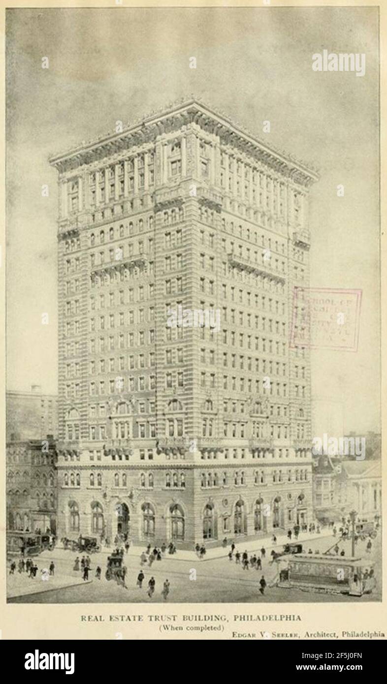 Real Estate Trust Building, Philadelphia T-Square Club Catalogue 1898 p ...