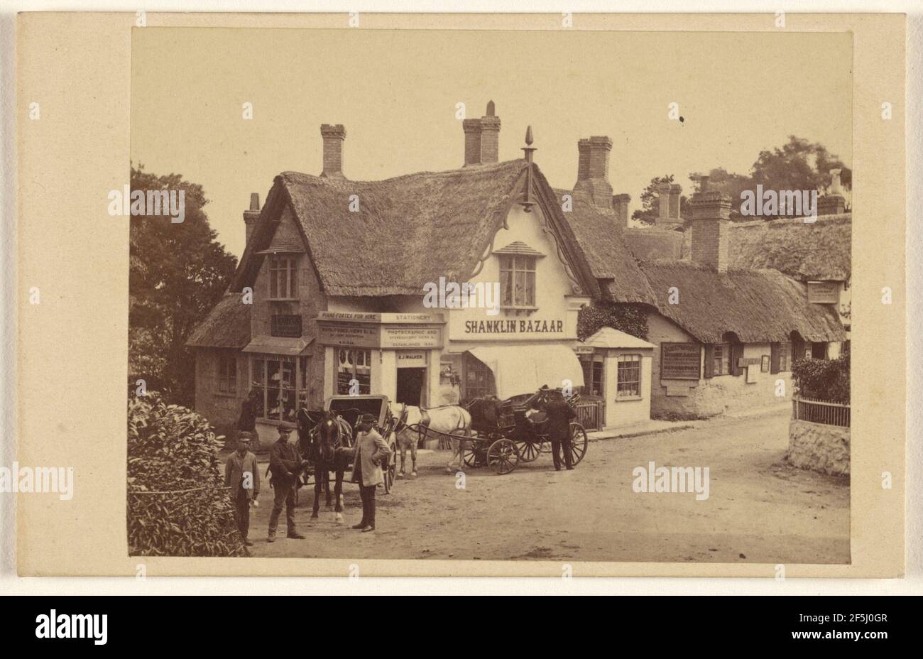 View of Shanklin Bazaar, Isle of Wight. Brown & Wheeler Stock Photo - Alamy