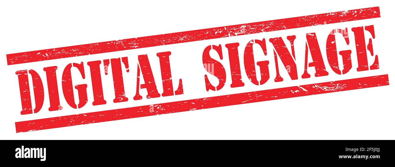 Digital signage stamp hi-res stock photography and images - Alamy