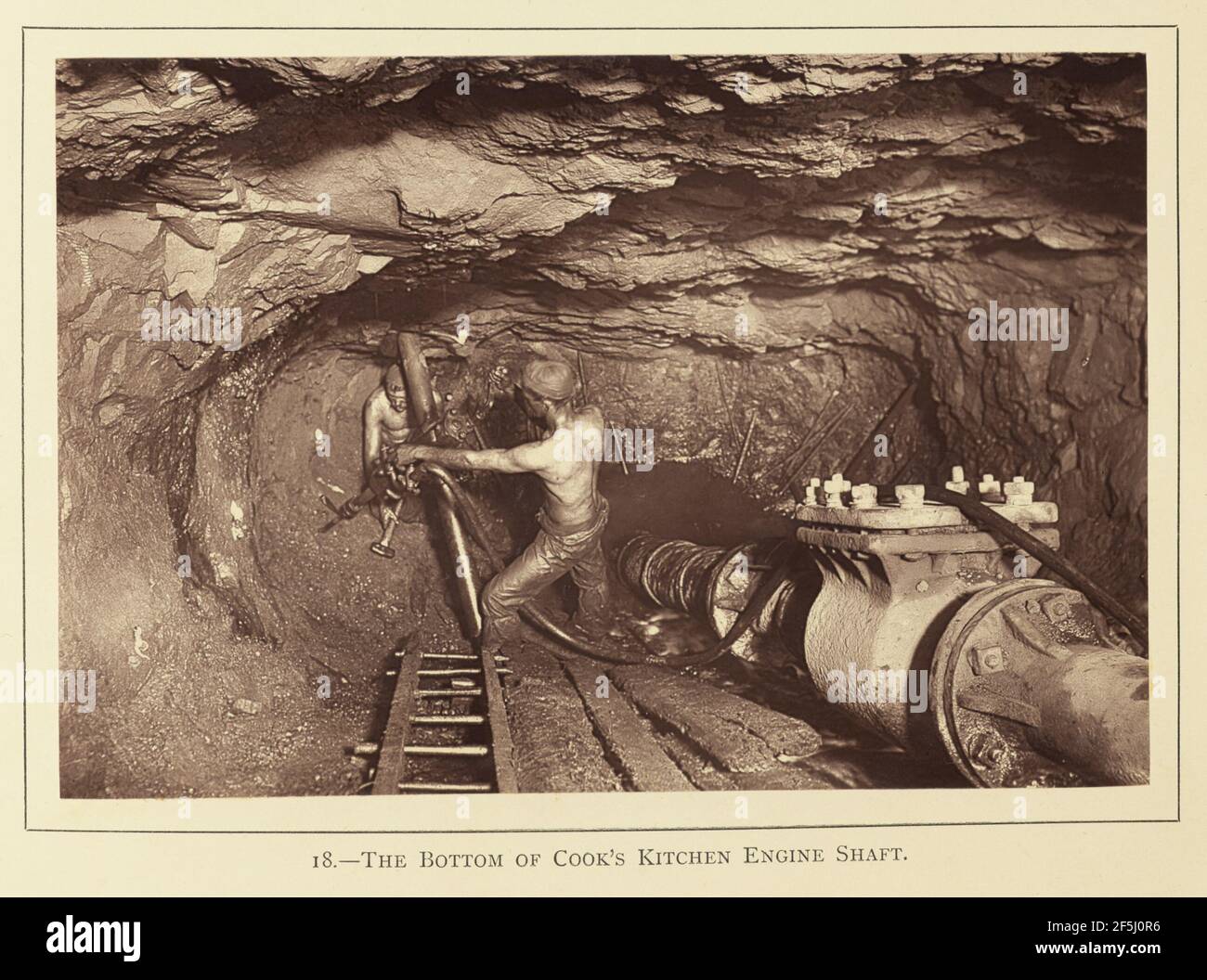 The Bottom of Cook's Kitchen Engine Shaft. John Charles Burrow (British ...
