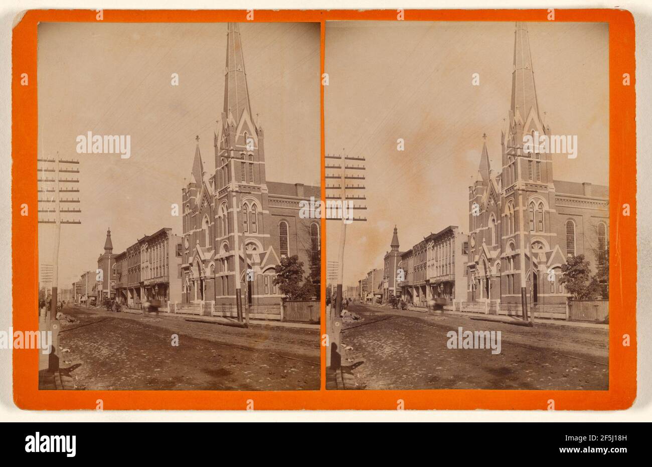 View up Penn Avenue from Spruce Street. Scranton, Pa.. Loudolph Hensel ...